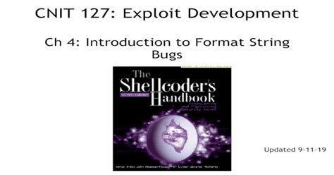 pdf ch 4 introduction to format string bugs · defenses against format string vulnerabilities