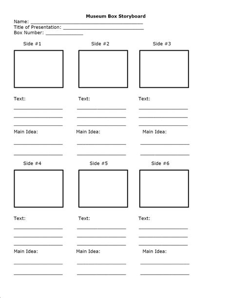 Final Project Storyboard And Rubric Main Idea Rubrics Storyboard Bar