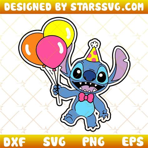 Lilo And Stitch Birthday Svg Stitch Svg Best Stitch Birthday Svg In