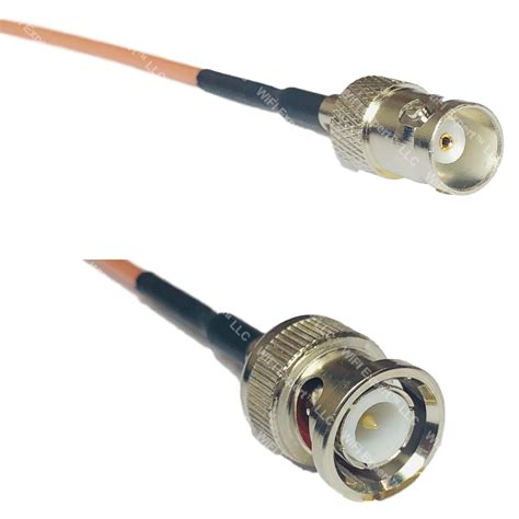 RG178 BNC FEMALE To BNC MALE Coaxial RF Pigtail Cable With Black Shrink