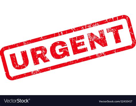 Urgent Stamp Free Vector