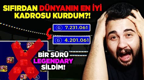 SIFIRDAN DÜNYANIN EN İYİ KADROSUNU KURDUM 3 MİLYON GP HARCADIM