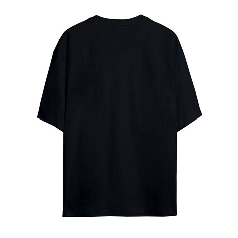Oversize Basic T Shirt Siyah Gençwear