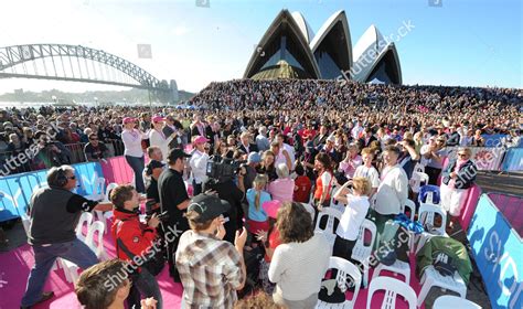 Jessica Watson Arrives Sydney Opera House Editorial Stock Photo Stock