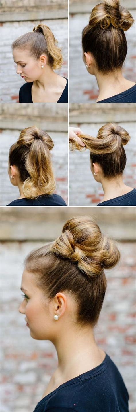 18 Pretty Simple Bun Hairstyles Tutorials 2024 Pretty Designs