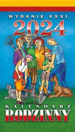 Kalendarz 2025 rodzinny zdzierak KSIĄŻKI Kalendarze Ścienne