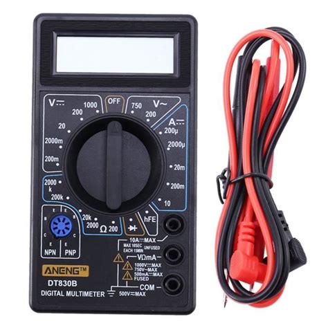 DT830B Mini Multimetre Numerique LCD Voltmetre Electrique Amperemetre