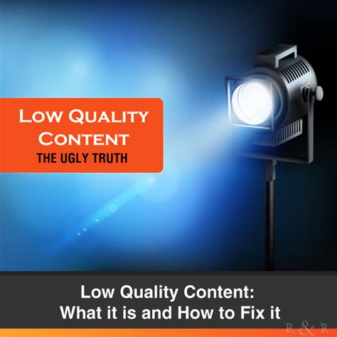 Low Quality Content What It Is And How To Fix It