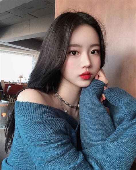 ᴹᴱ ᴱᴬᴿᴬ ♡ Meeara Korean Ulzzang Girl Instagram Yourdear Korean Girl Short Hair Korean