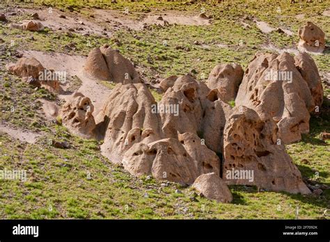 Rocky Architectural Cliff Dwellings In Kandovan Village East
