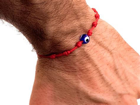 Pulsera Roja 7 Nudos Ojo Turco Azul Cuchicuchi Regalos Personalizados