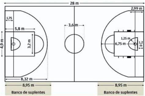 Medidas Reglamentarias De Una Cancha De Baloncesto The Best Porn Website
