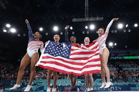 Team USA Women S Gymnastics Earns Gold Medal In Team Competition