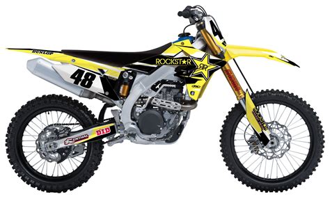 Factory Effex Complete Rockstar Graphics Kit Suzuki RMZ 450 2018 2025