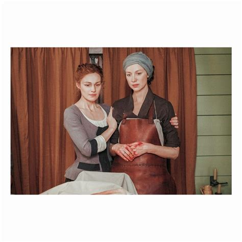 Claire And Brianna Fraser Outlander Season 5 Caitriona Balfe