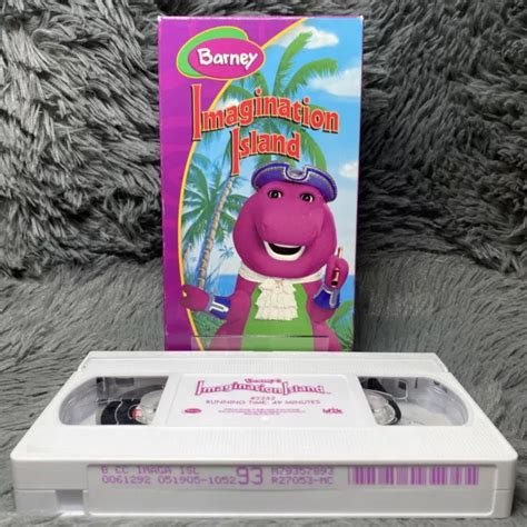 Barney Barneys Imagination Island Vhs Classic Collection Cartoon