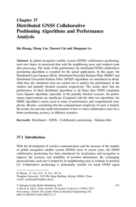 pdf distributed gnss collaborative positioning algorithms and performance analysis
