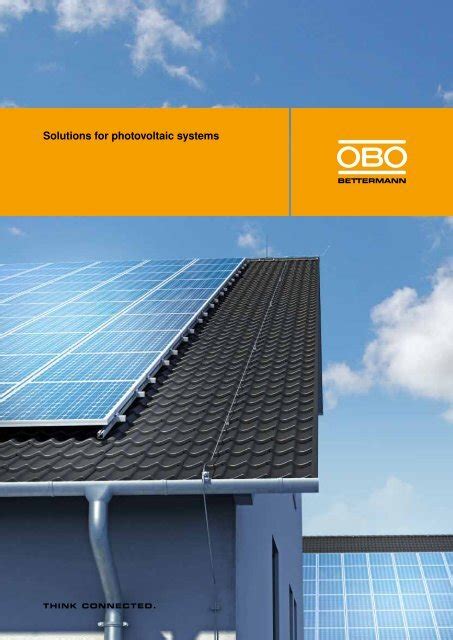 Solutions For Photovoltaic Systems OBO Bettermann