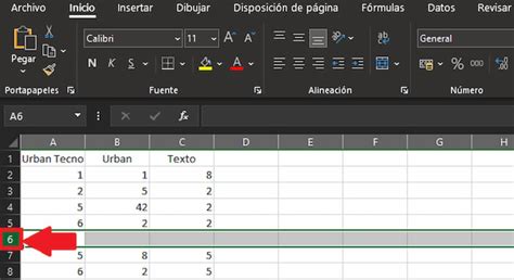 Cómo eliminar filas o columnas vacías en Excel