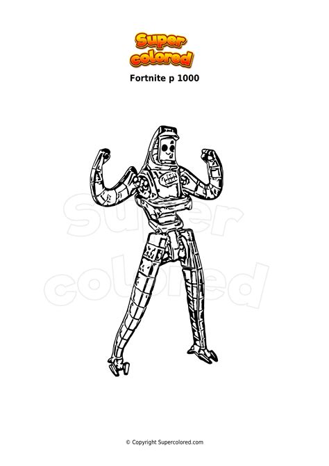 Disegno Da Colorare Fortnite P 1000 Supercolored