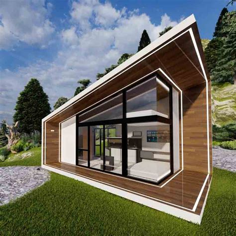 Planos de construcción Cabaña Asotiny 25m2 Casa Prefabricada