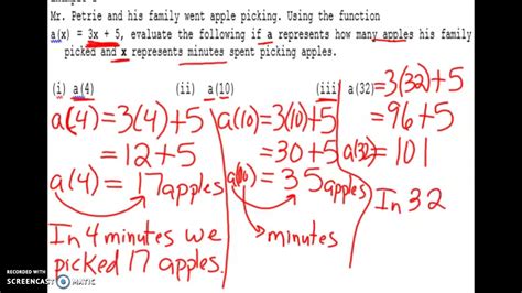 lesson 2 evaluating expression in function notation youtube