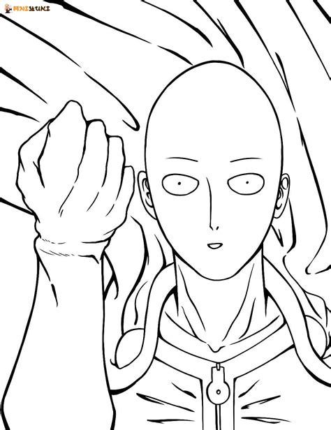 Desenhos De Saitama Para Colorir 40 Desenhos Para Imprimir
