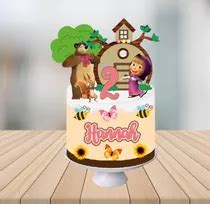 Busca Topo De Bolo Topper De Bolo Masha E O Urso Menino A Venda No