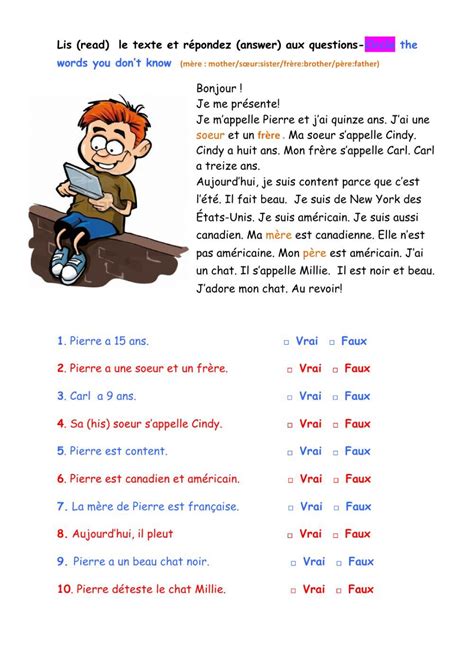 Les Salutations Online Worksheet For Grade You Can Do The Exercises