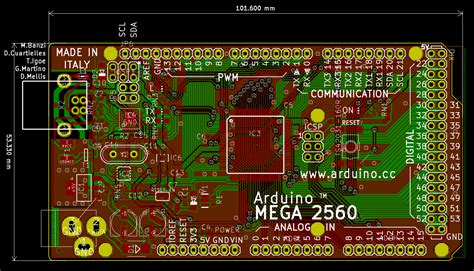 A000067 Arduino Mega 2560 Rev 3