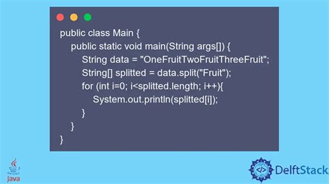 Como Dividir Uma String Em Java Delft Stack