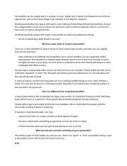Type A And B Personality Overview Docx Personalities Can Be