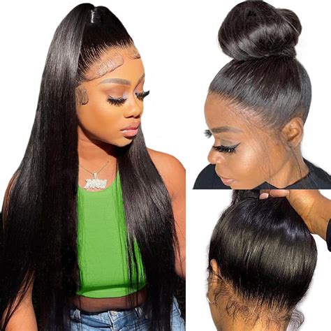 Amazon Tunfine Lace Front Wigs Human Hair Pre Plucked