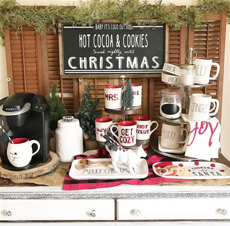 Holiday Coffee Hot Cocoa Bar Ideas Holiday Hot Cocoa Bar Christmas