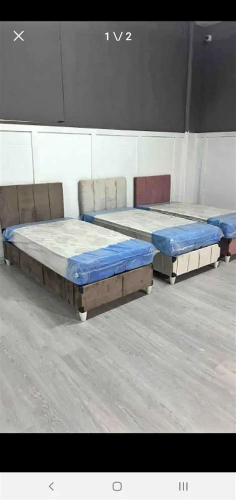 Tek kişilik baza başlık yatak ortopedik yatak kaporasiz ödeme 002