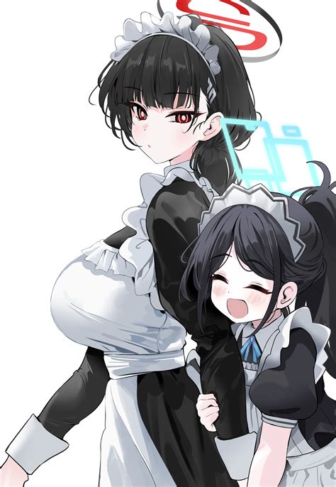 Aris Rio And Aris Blue Archive Drawn By Yuki Asayuki101 Danbooru