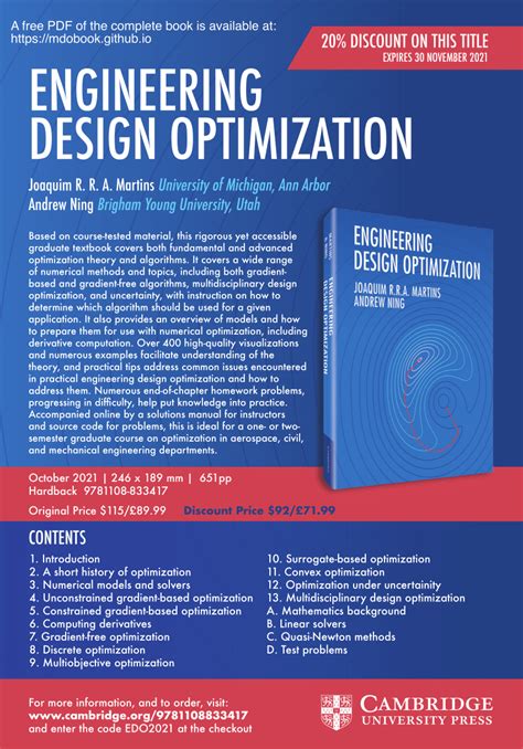 pdf engineering design optimization
