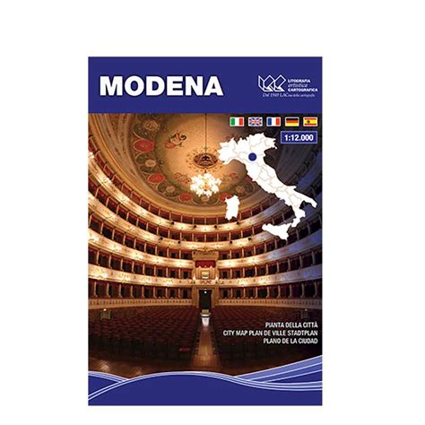 Modena Carta tematica di città scala 1 12 000 LACasadellacartografia
