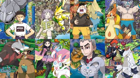 Pokémon Main Series All Gym Leader Battle Themes YouTube