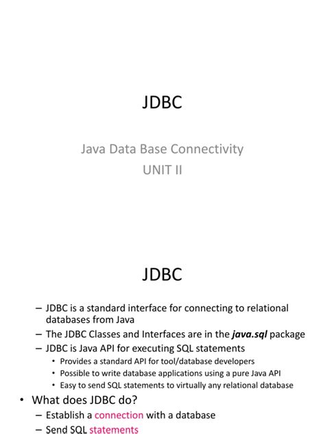 jdbc pdf databases data