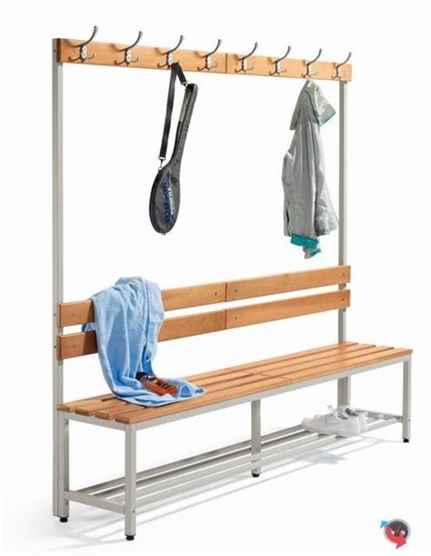 Garderobenbänke Umkleidebänke Sitzbänke 160 cm breit einseitig mit