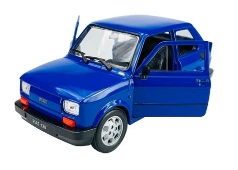 Welly Fiat P Niebieski Samoch D Nowy Metalowy Model Welly