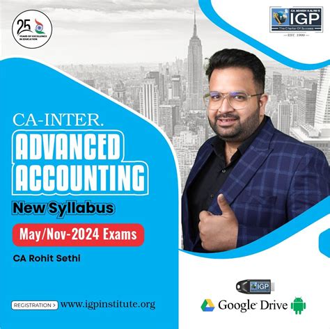 CA Inter Advanced Accounting New Syllabus May Nov 24 Exam Batch