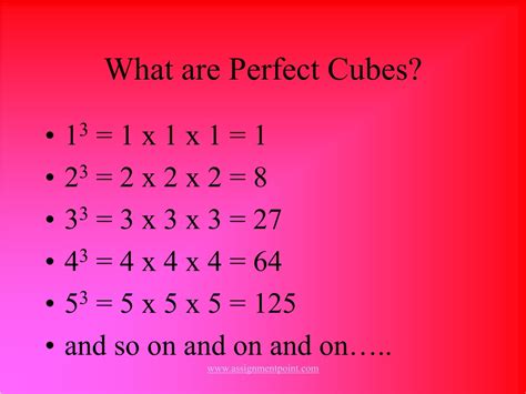 ppt what are perfect cubes powerpoint presentation free download id 9544208