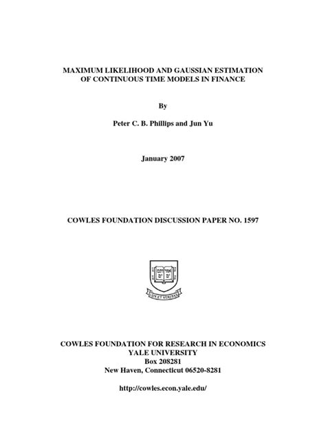 maximum likelihood and gaussian estimation pdf estimation theory normal distribution