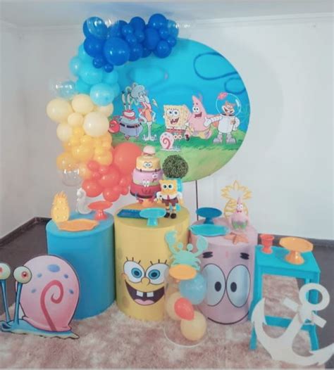 Decoração bob esponja Elo7 Produtos Especiais