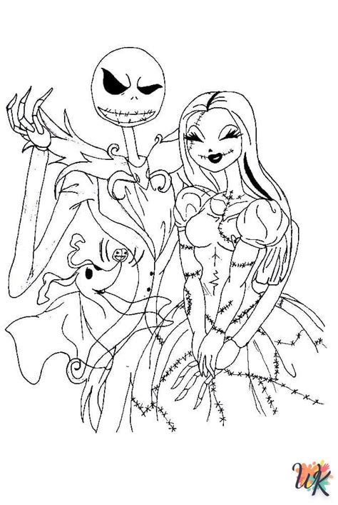 96 Disegni Di Jack Skellington Da Colorare Inorridito Disegnidacolorarewk