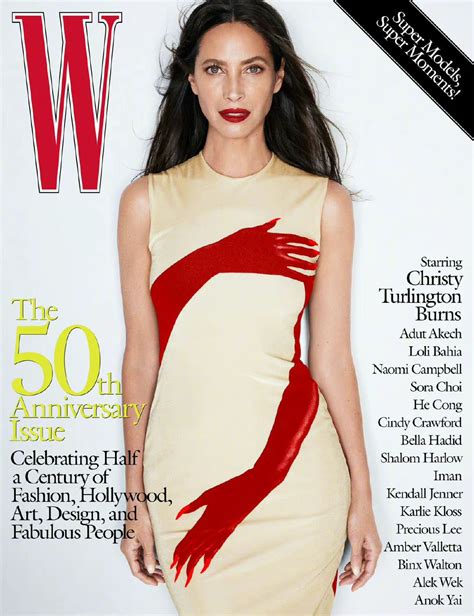 W Magazine 2022年9月50周年刊传奇超模辛迪