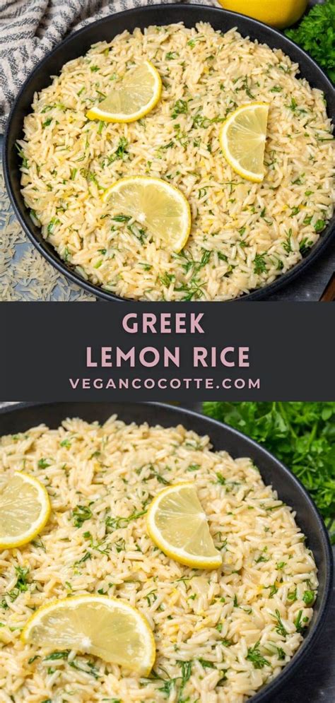 Greek Lemon Rice Recipe