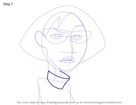 Learn How To Draw Mrs Stoppable From Kim Possible Kim Possible Step